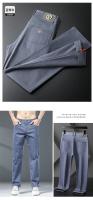 China Mid Waist Urban Fashion Slight Stretch mens pants wholesale Outdoor Office/Commute Business Daily Regular Custom (P393) for sale
