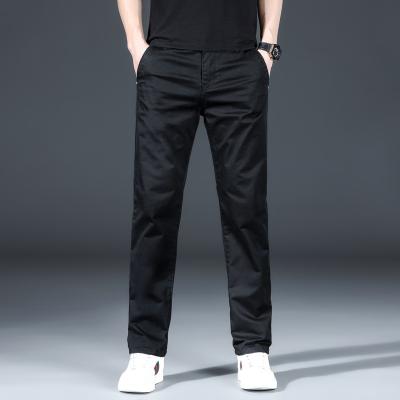 China Khaki Black Daily Mid Waist Khaki Black dress pants wholesale price Solid Color Urban Fashion Custom (P351) for sale