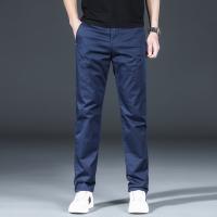 China Khaki Black Daily Mid Waist Khaki Black dress pants wholesale price Solid Color Urban Fashion Custom (P351) for sale