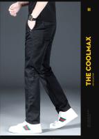 China Khaki Black Daily Mid Waist Khaki Black dress pants wholesale price Solid Color Urban Fashion Custom (P351) for sale