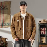 China Dark Green Embroidered Cotton 100% biker jacket wholesale Long Sleeve Urban Fashion Custom (JK544) for sale