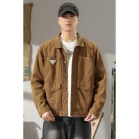 China Dark Green Embroidered Cotton 100% biker jacket wholesale Long Sleeve Urban Fashion Custom (JK544) for sale