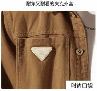 China Dark Green Embroidered Cotton 100% biker jacket wholesale Long Sleeve Urban Fashion Custom (JK544) for sale