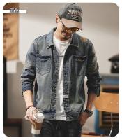 China Blue Embroidered Solid Color biker jacket wholesale Long Sleeve Polyester 19% Custom (JK538) for sale