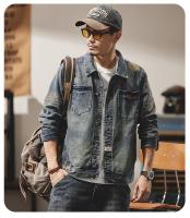 China Blue Embroidered Solid Color biker jacket wholesale Long Sleeve Polyester 19% Custom (JK538) for sale