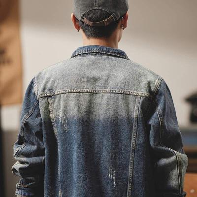 China Single Breasted Daily Long Sleeve Vintage Color french workwear jacket wholesale Polyester 19% Urban Fashion Custom (JK522) for sale