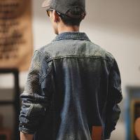 China Blue Blue Daily Long Sleeve biker jacket wholesale Polyester 19% Urban Fashion Custom (JK524) for sale