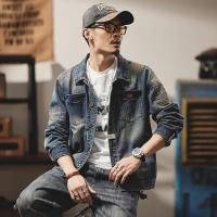 China Blue Blue Daily Long Sleeve biker jacket wholesale Polyester 19% Urban Fashion Custom (JK524) for sale