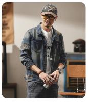 China Blue Blue Daily Long Sleeve biker jacket wholesale Polyester 19% Urban Fashion Custom (JK524) for sale