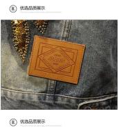 China Vintage Color Fabric Hem Long Sleeve Vintage Color french workwear jacket wholesale Polyester 19% Urban Fashion Custom (JK536) for sale