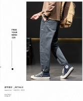 China Daily Mid Waist Solid Color cargo pants wholesale price Urban Fashion Khaki Dark Grey Custom (HY609) for sale