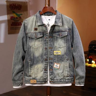 China Single Breasted Fabric Hem Long Sleeve Vintage Color french workwear jacket wholesale Polyester 19% Urban Fashion Custom (JK534) for sale