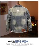 China Single Breasted Fabric Hem Long Sleeve Vintage Color french workwear jacket wholesale Polyester 19% Urban Fashion Custom (JK534) for sale