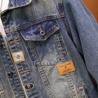 China Multi Pocket Blue Daily Long Sleeve french workwear jacket wholesale Multi Pocket Polyester 19% Custom (JK530) for sale