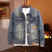 China Multi Pocket Blue Daily Long Sleeve french workwear jacket wholesale Multi Pocket Polyester 19% Custom (JK530) for sale