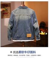 China Multi Pocket Blue Daily Long Sleeve french workwear jacket wholesale Multi Pocket Polyester 19% Custom (JK530) for sale