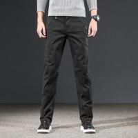 China Black Daily Mid Waist mens pants wholesale Solid Color Urban Fashion Custom (P331) for sale