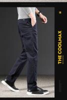 China Black Daily Mid Waist mens pants wholesale Solid Color Urban Fashion Custom (P331) for sale