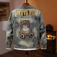 China Embroidered Daily Embroidered Long Sleeve biker jacket wholesale Vintage Color Polyester 19% Custom (JK532) for sale