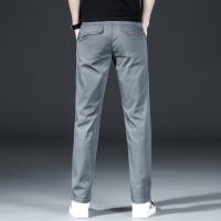 China Straight Pant Black Daily Mid Waist dress pants wholesale price Solid Color Regular Custom (P348) for sale