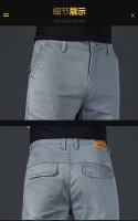 China Straight Pant Black Daily Mid Waist dress pants wholesale price Solid Color Regular Custom (P348) for sale