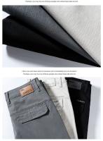 China Straight Pant Black Daily Mid Waist dress pants wholesale price Solid Color Regular Custom (P348) for sale