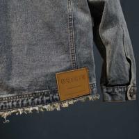 China Raw Edge Solid Color Youth Trend french workwear jacket wholesale Long Sleeve Polyester 19% Custom (JK707) for sale