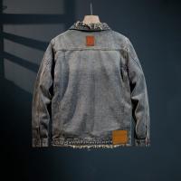 China Raw Edge Solid Color Youth Trend french workwear jacket wholesale Long Sleeve Polyester 19% Custom (JK707) for sale