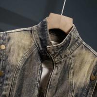 China Youth Trend Long Sleeve Vintage Color french workwear jacket wholesale Polyester 19% Zipper Custom (JK709) for sale