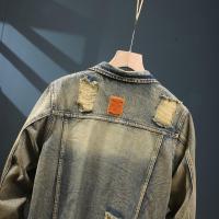 China Single Breasted Fabric Hem Long Sleeve Polyester 19% french workwear jacket wholesale Single Breasted Regular Custom (JK5101) for sale