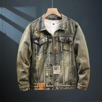 China Single Breasted Fabric Hem Long Sleeve Polyester 19% french workwear jacket wholesale Single Breasted Regular Custom (JK5101) for sale