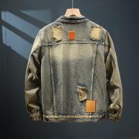 China Single Breasted Fabric Hem Long Sleeve Polyester 19% french workwear jacket wholesale Single Breasted Regular Custom (JK5101) for sale