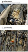 China Single Breasted Fabric Hem Long Sleeve Polyester 19% french workwear jacket wholesale Single Breasted Regular Custom (JK5101) for sale