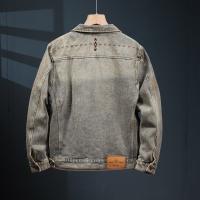China Embroidered Solid Color Youth Trend french workwear jacket wholesale Long Sleeve Vintage Color Custom (JK599) for sale