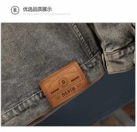China Embroidered Solid Color Youth Trend french workwear jacket wholesale Long Sleeve Vintage Color Custom (JK599) for sale