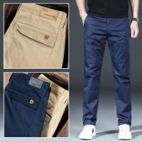 China Daily Black Khaki Solid Color dress pants wholesale price Straight Pant Urban Fashion Custom (P351) for sale