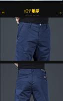China Daily Black Khaki Solid Color dress pants wholesale price Straight Pant Urban Fashion Custom (P351) for sale