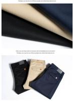 China Daily Black Khaki Solid Color dress pants wholesale price Straight Pant Urban Fashion Custom (P351) for sale