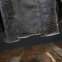 China Blue Daily Long Sleeve mens denim jacket wholesale Urban Fashion Spring/Autumn Custom (CS012) for sale