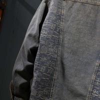 China Blue Daily Long Sleeve mens denim jacket wholesale Urban Fashion Spring/Autumn Custom (CS012) for sale