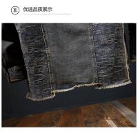 China Blue Daily Long Sleeve mens denim jacket wholesale Urban Fashion Spring/Autumn Custom (CS012) for sale
