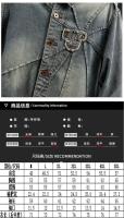 China Basic Solid Color Long Sleeve french workwear jacket wholesale Vintage Color Regular Custom (CS010) for sale