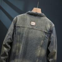 China Single Breasted Fabric Hem Youth Trend Long Sleeve french workwear jacket wholesale Vintage Color Polyester 19% Custom (JK563) for sale