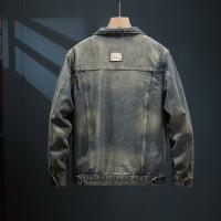 China Single Breasted Fabric Hem Youth Trend Long Sleeve french workwear jacket wholesale Vintage Color Polyester 19% Custom (JK563) for sale