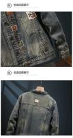 China Single Breasted Fabric Hem Youth Trend Long Sleeve french workwear jacket wholesale Vintage Color Polyester 19% Custom (JK563) for sale