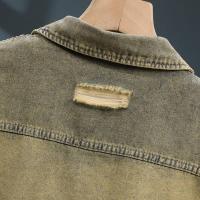 China Long Sleeve Vintage Color Urban Fashion french workwear jacket wholesale Loose Fit Single Breasted Custom (CS006) for sale