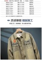 China Long Sleeve Vintage Color Urban Fashion french workwear jacket wholesale Loose Fit Single Breasted Custom (CS006) for sale