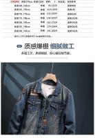 China Blue Blue Fabric Hem Solid Color french workwear jacket wholesale Long Sleeve Polyester 19% Custom (JK549) for sale