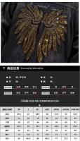 China Black Autumn Fabric Hem french workwear jacket wholesale Embroidered Youth Trend Custom (JK540) for sale