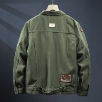 China Brown Army Green Daily Cotton 100% Solid Color french workwear jacket wholesale Long Sleeve Urban Fashion Custom (JK556) for sale